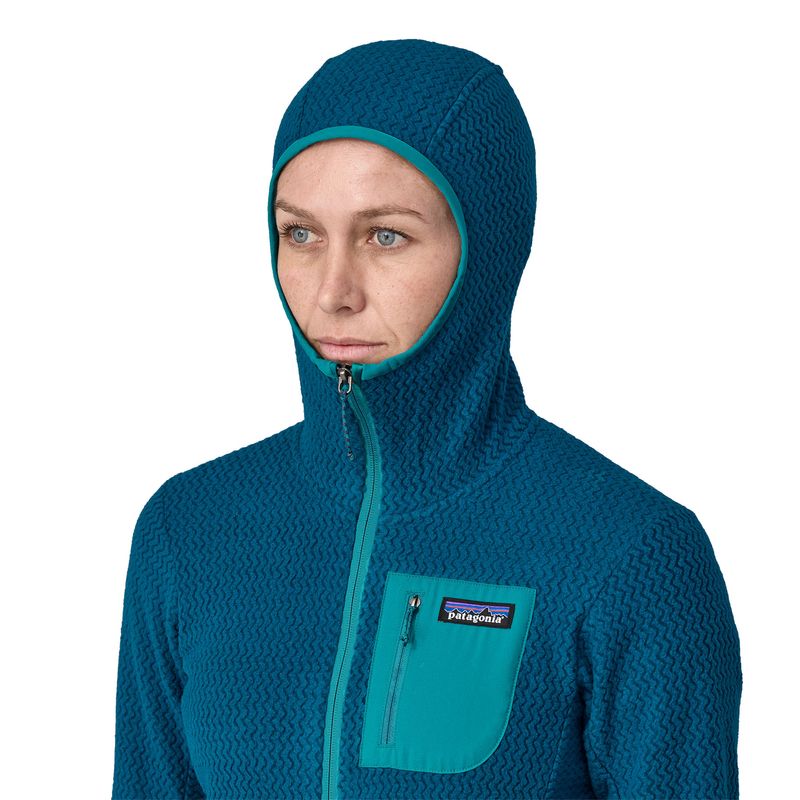 Casaca Para Mujer R2® Techface Hoody Azul | Patagonia - Patagonia.pe | Sitio Oficial - Encuentra ...
